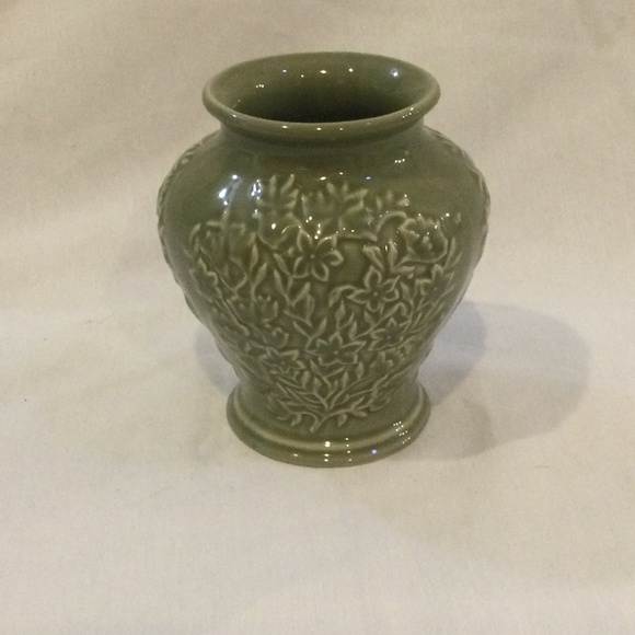 Longaberger | Accents | Longaberger Pottery Sage Flower Vase 55 Inches ...